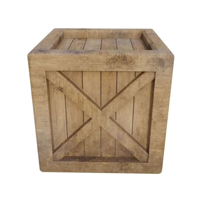 Wooden Crate Free 3D Model - .blender - Free3D