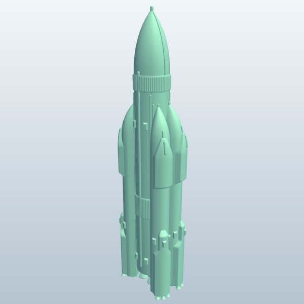 Booster rocket for space shuttle v1 Free 3D Model - .obj .stl - Free3D