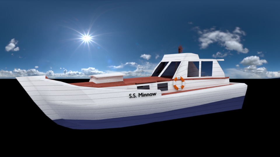 S.S MINNOW BOAT Free 3D Model - .obj .blend - Free3D