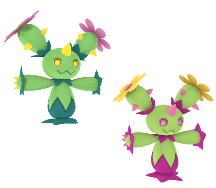 Maractus (Pokemon) Modelo 3D gratis - .dae .fbx - Free3D
