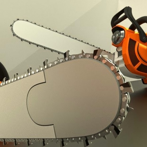 Chainsaw High Poly Version Free 3D Model - .obj .dae .blend .fbx - Free3D