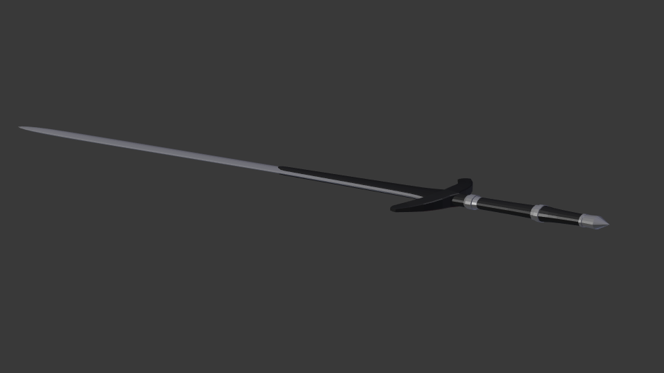 Simple Sword Free 3D Model - .3ds .obj .dae .blend - Free3D