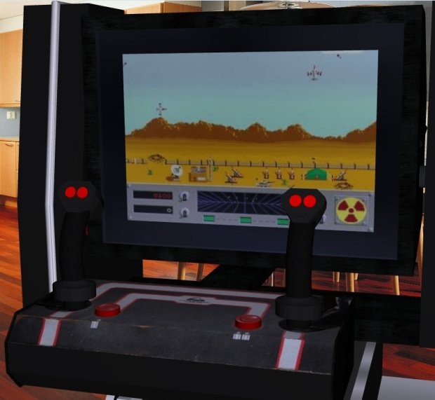 Danger Zone - Upright Arcade Machine Modelo 3D gratis - .3ds - Free3D