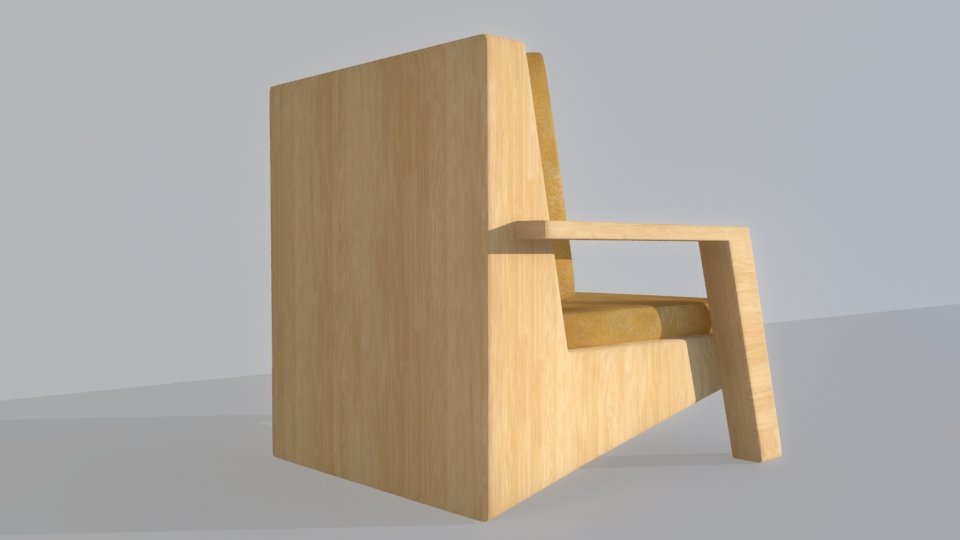 Study chair Free 3D Model - .obj .ma - Free3D