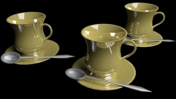 Tea Set Free 3D Model - .fbx - Free3D