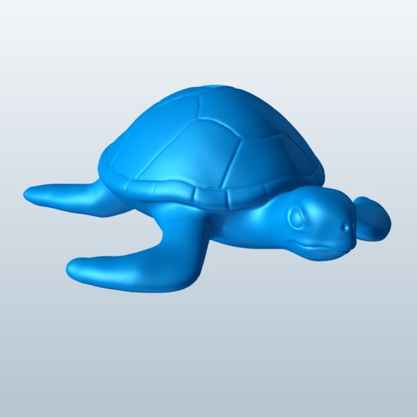 Sea Turtle v1 Free 3D Model - .obj .stl - Free3D