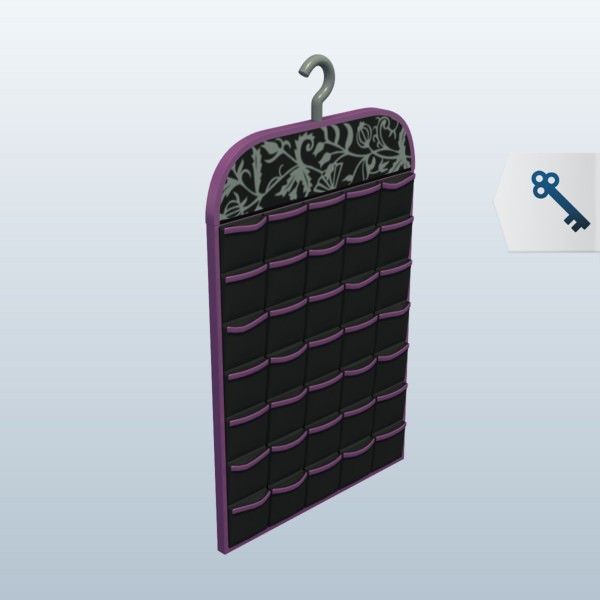 Hanging Jewelry Holder v1 Free 3D Model - .obj .stl - Free3D