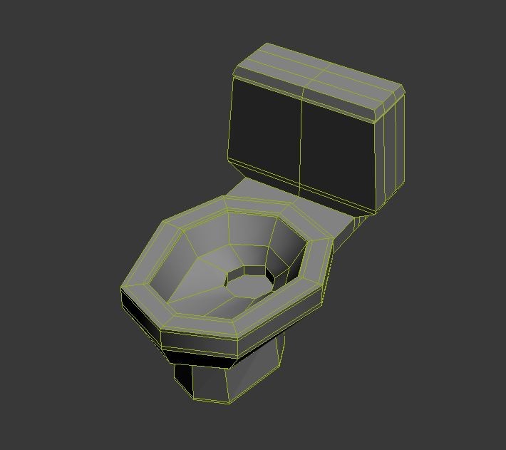 Tiolet WC Modèle 3D gratuit - .fbx - Free3D