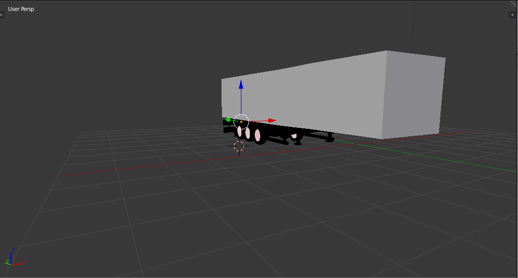 Truck Trailer Low poly Free 3D Model - .fbx - Free3D