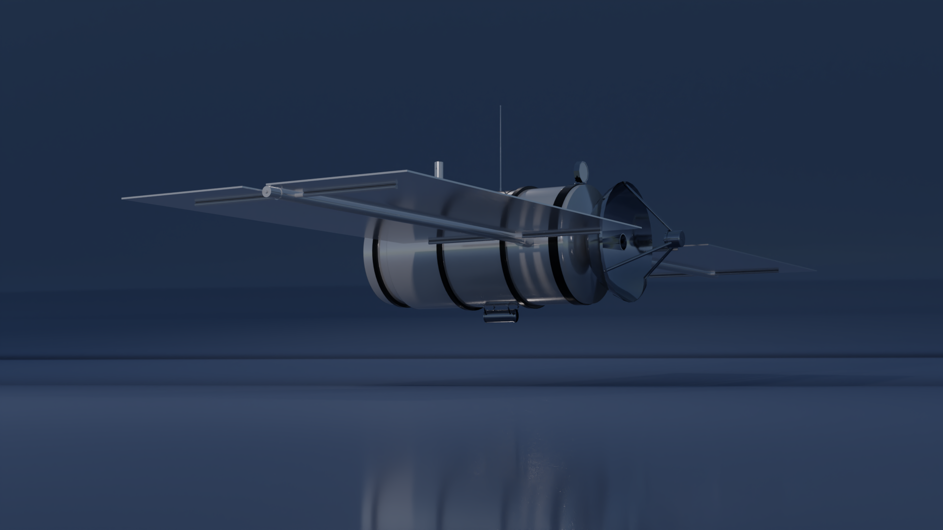 Satellite Free 3D Model - .blend - Free3D