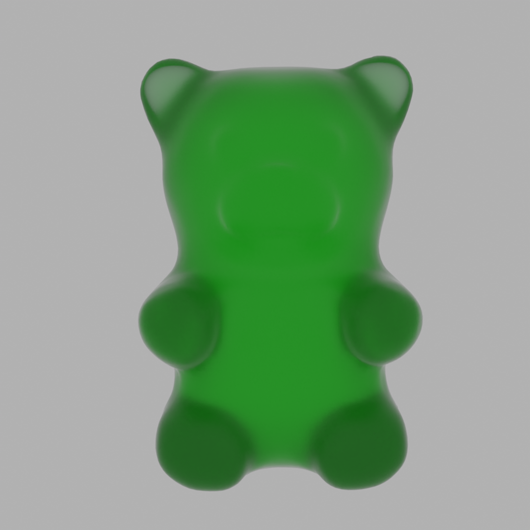 Gummy bear Free 3D Model - .blend .obj - Free3D