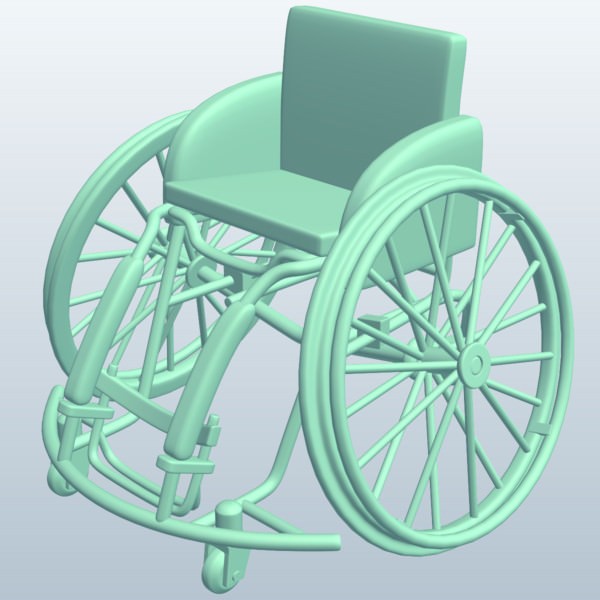 Wheelchair for basketball v1 Free 3D Model - .obj .stl - Free3D