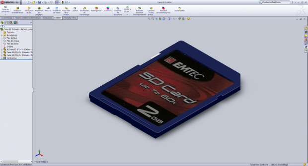 SD Card Free 3D Model - .obj .mtl - Free3D