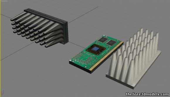Intel Pentium III Free 3D Model - .3ds .obj .sldprt - Free3D