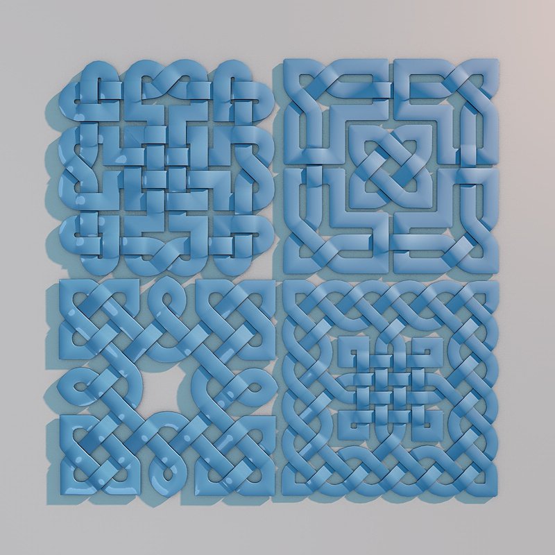 Pattern Free 3D Model - .obj .c4d .fbx - Free3D