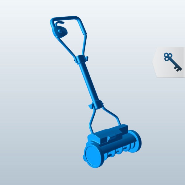 Cylinder Mower v1 Free 3D Model - .obj .stl - Free3D