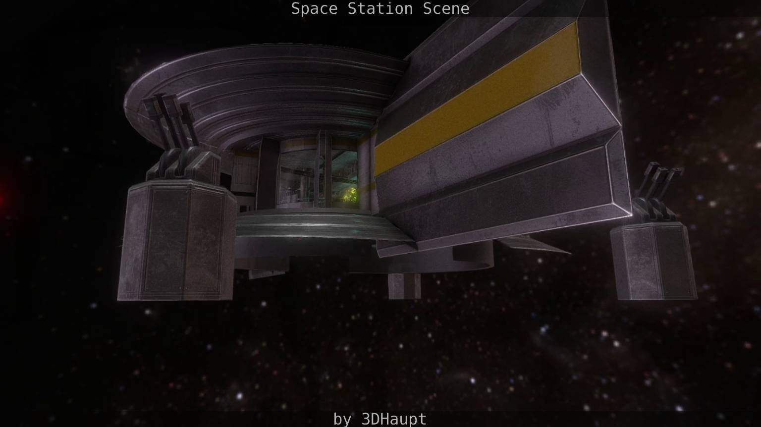 Space Station Scene Free 3D Model - .x .wrl .obj .abc .dae .tbscene ...