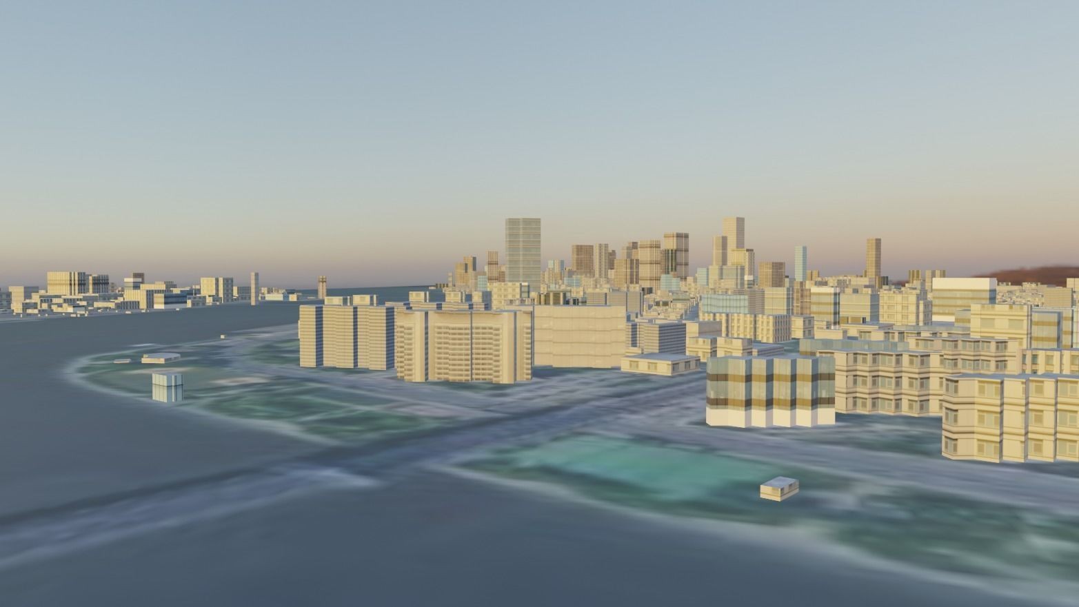 Manhattan Fully Textured Free 3D Model - .blend .fbx - Free3D