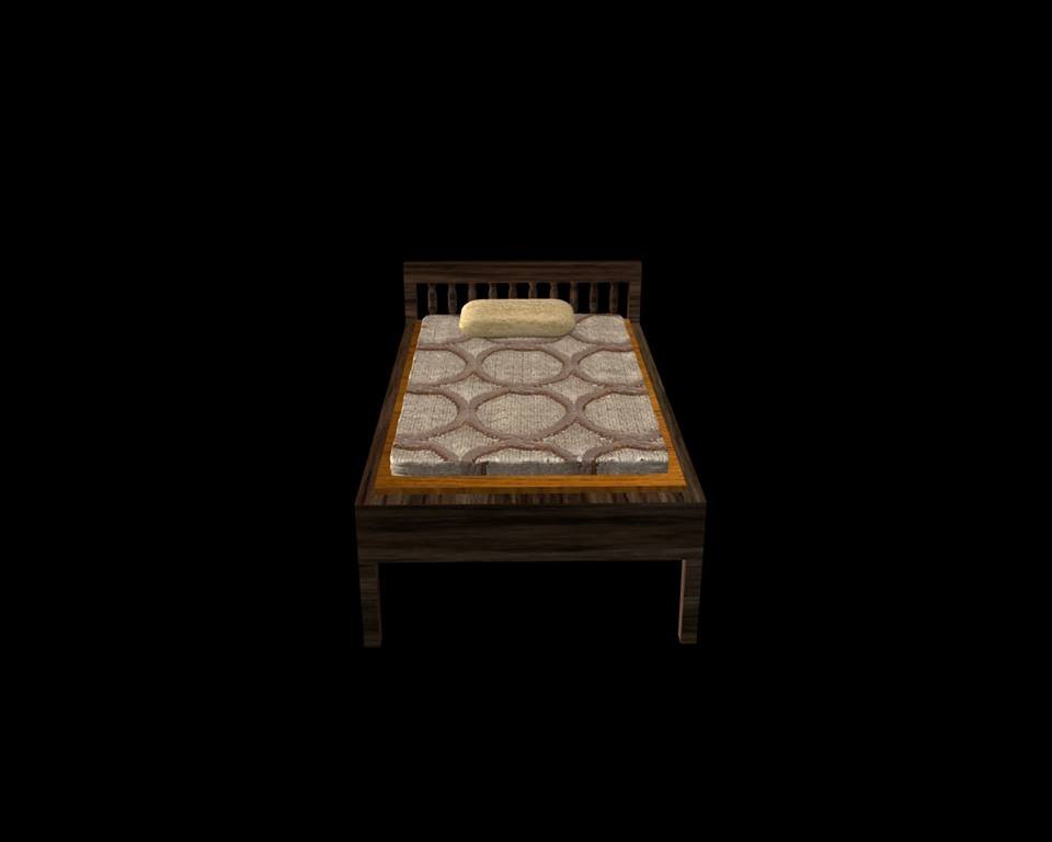 Simple bed Free 3D Model - .fbx - Free3D