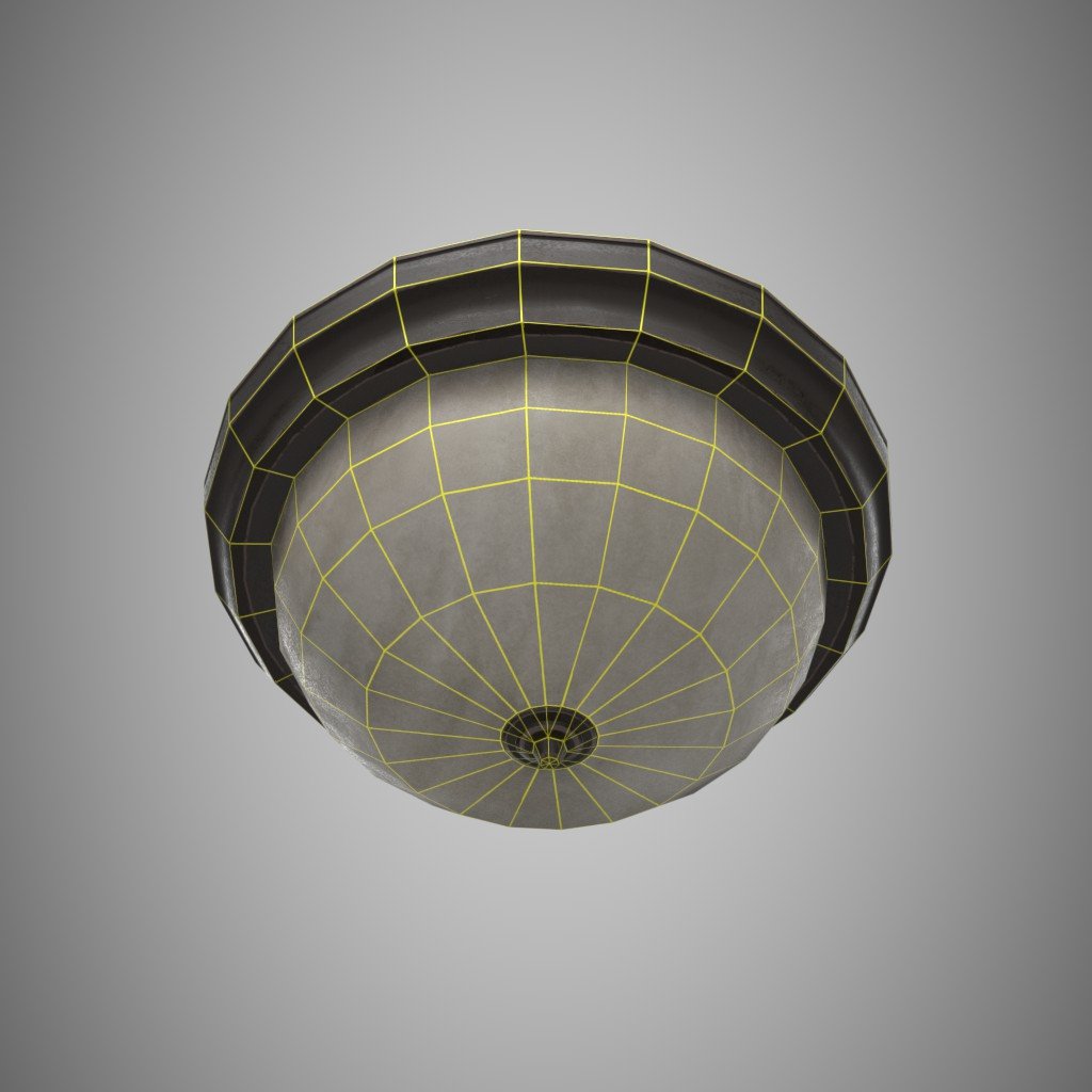 Ceiling Light Free 3D Model - .obj .fbx - Free3D