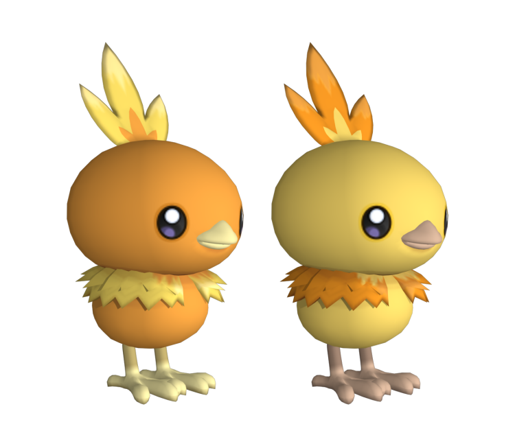 Torchic (Pokemon) Modelo 3D gratis - .dae .fbx - Free3D
