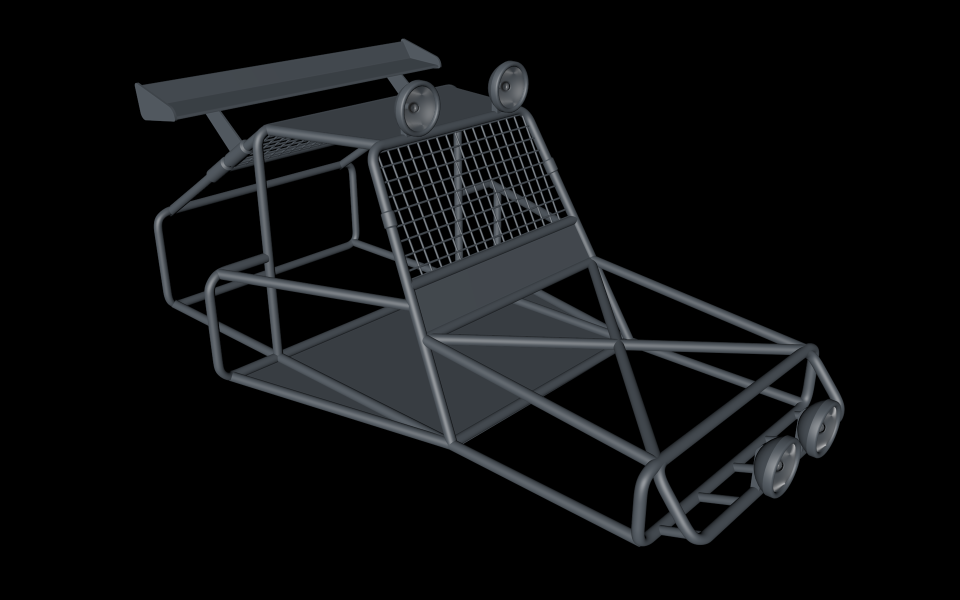 Chasis para buggy Modelo 3D gratis - .fbx - Free3D