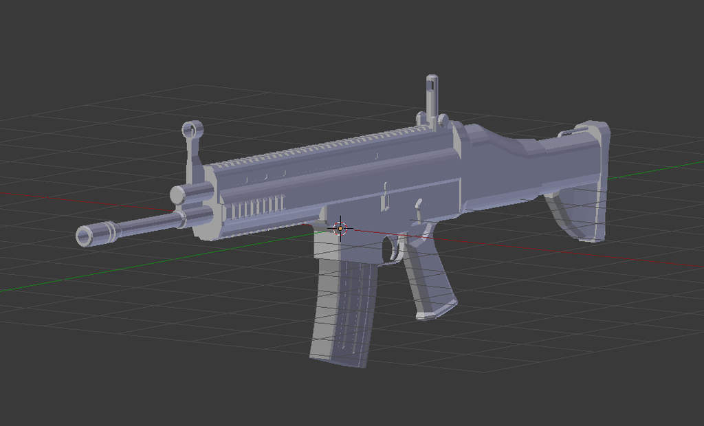 Pack of 15 Modern Weapons & 6 Attachments Free 3D Model - .blend .fbx ...