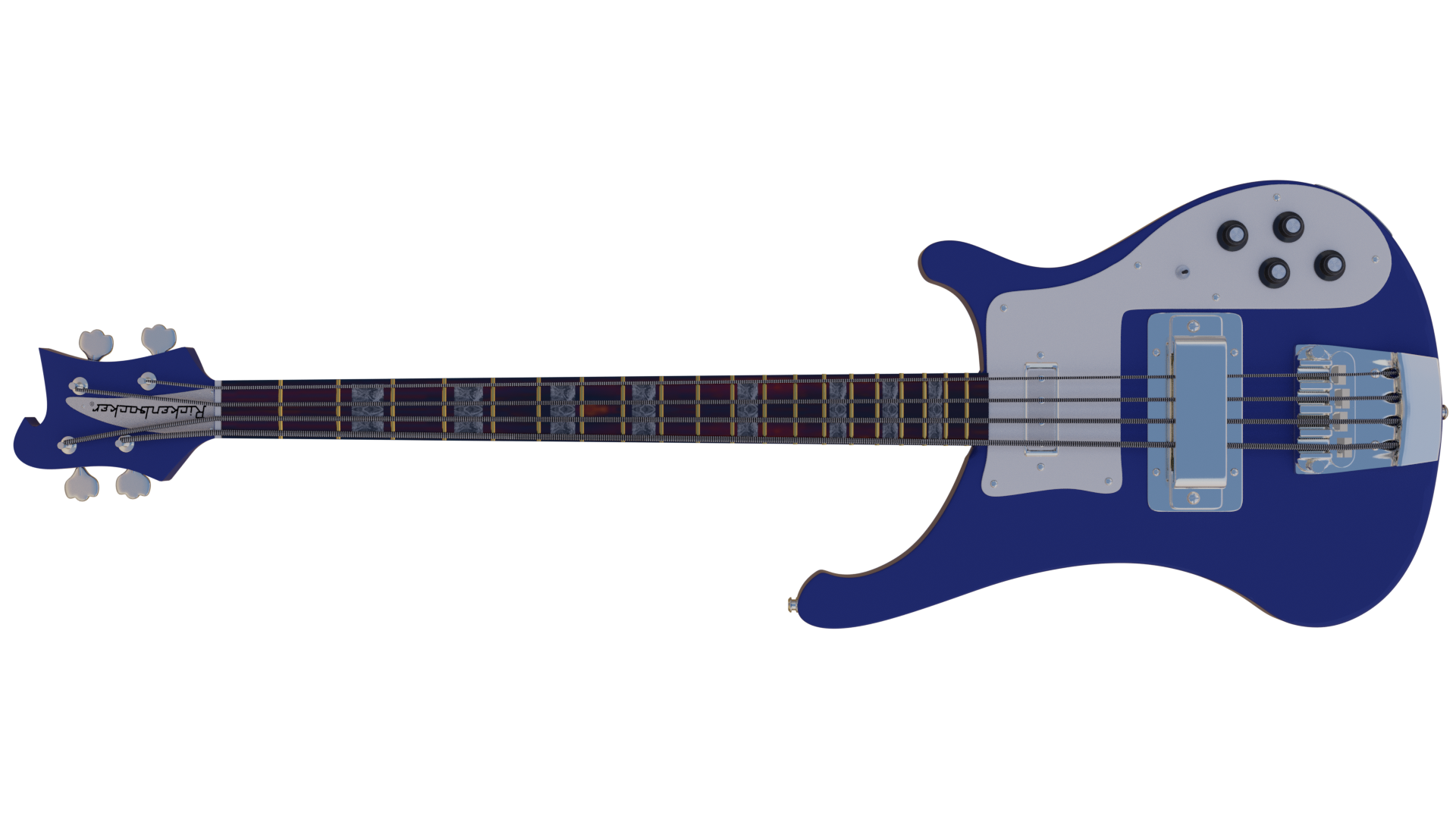 Ricken Backer 4003 - Bass Free 3D Model - .blend .obj - Free3D