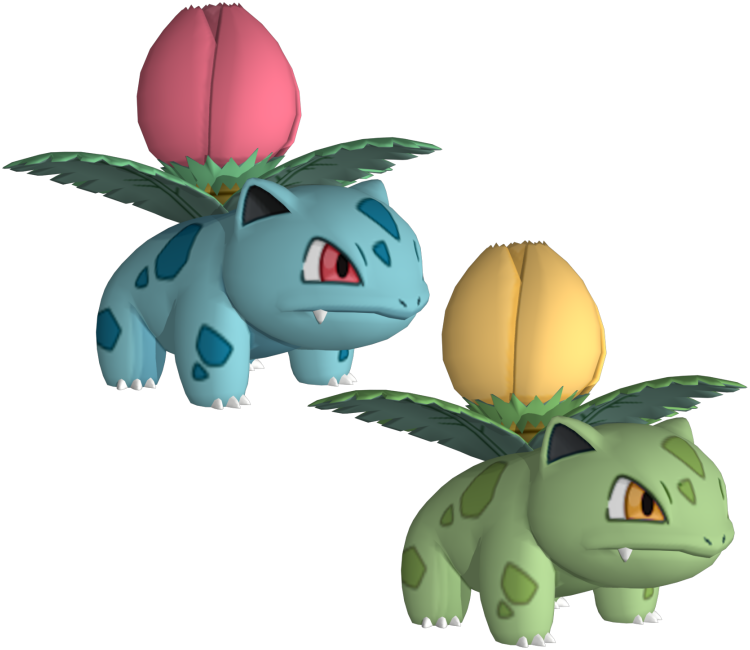 Ivysaur (Pokemon) Free 3D Model - .dae .fbx - Free3D