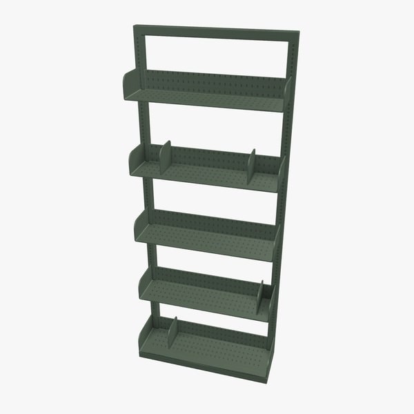Garage Shelves Metal v2 Free 3D Model - .obj .stl - Free3D