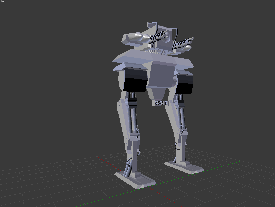 Robot-Ib10 Free 3D Model - .blend .fbx .3ds .obj - Free3D