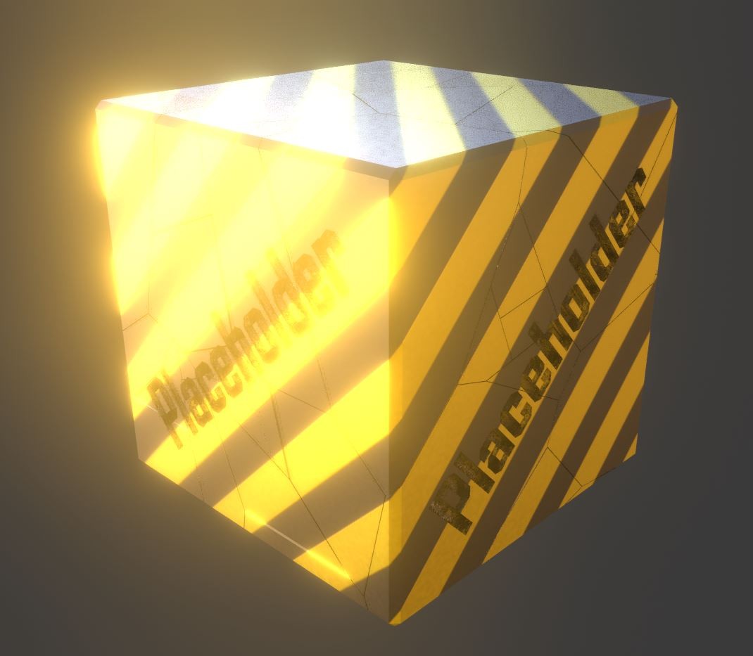 Placeholder Cube Versión 1 Modelo 3D gratis - .fbx . .stl .ply .obj ...