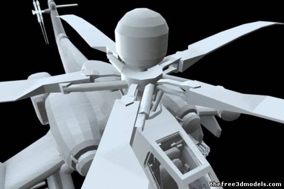 MI-28 Havoc Free 3D Model - .obj - Free3D