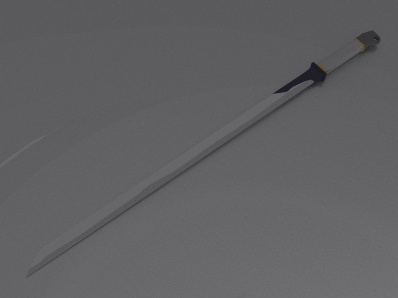 Simple sword Free 3D Model - .3ds .obj .max .fbx .mtl - Free3D