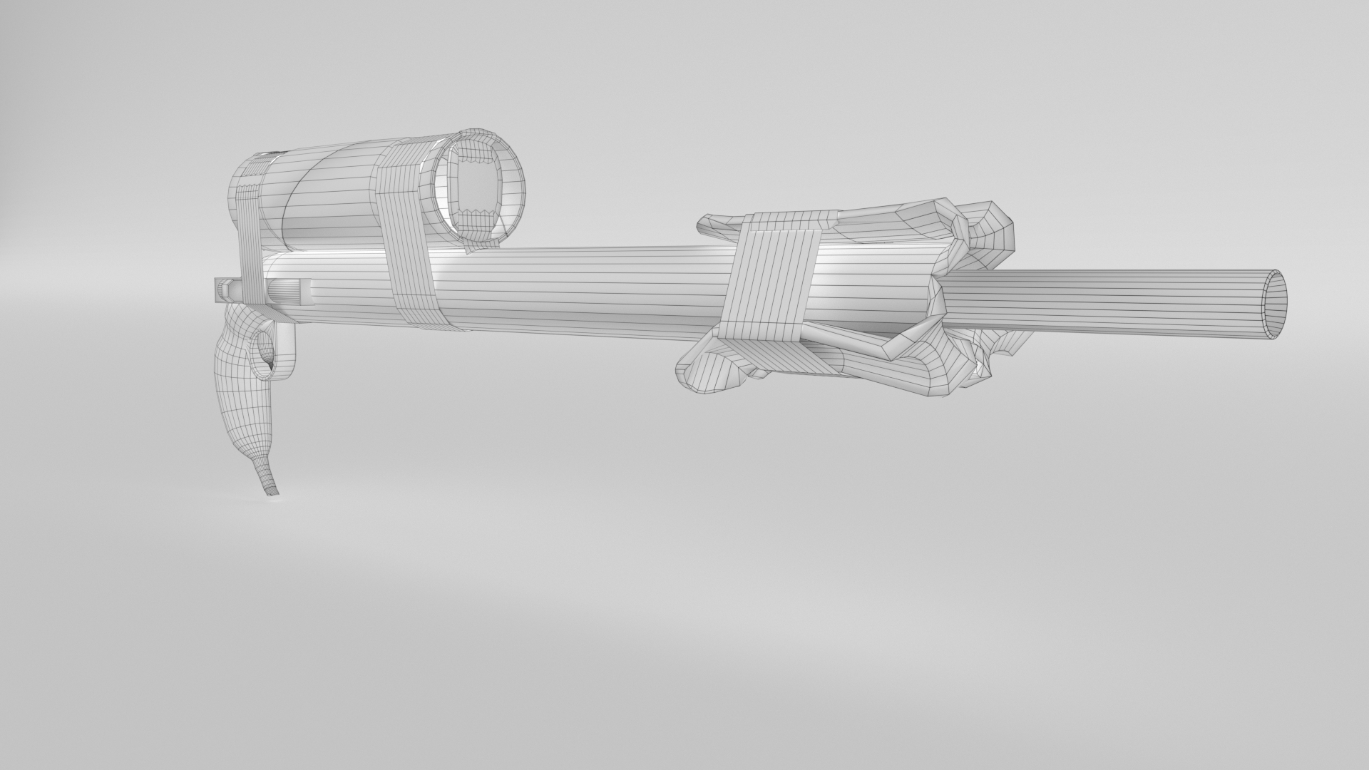 Banana Gun Free 3D Model - .obj - Free3D