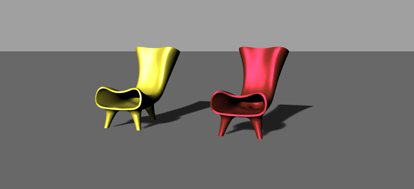 Felt Chair Free 3D Model - .obj .3dm .stp .stl .jpg - Free3D