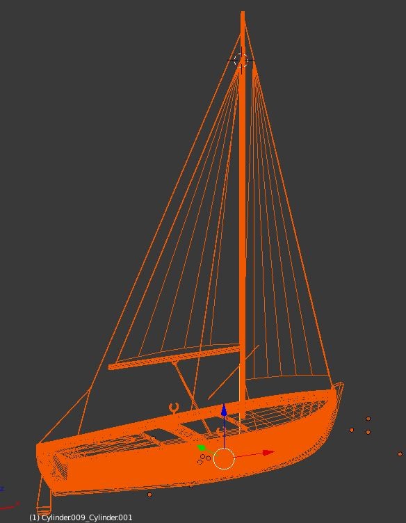SAILBOAT 470 Free 3D Model - .blend .obj - Free3D