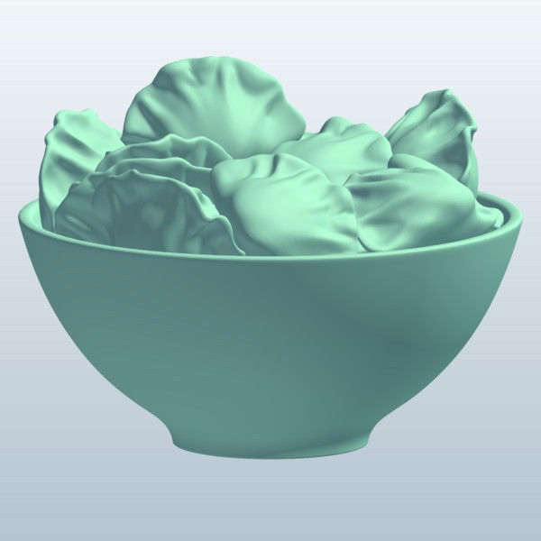 Dumpling v1 Free 3D Model - .obj .stl - Free3D