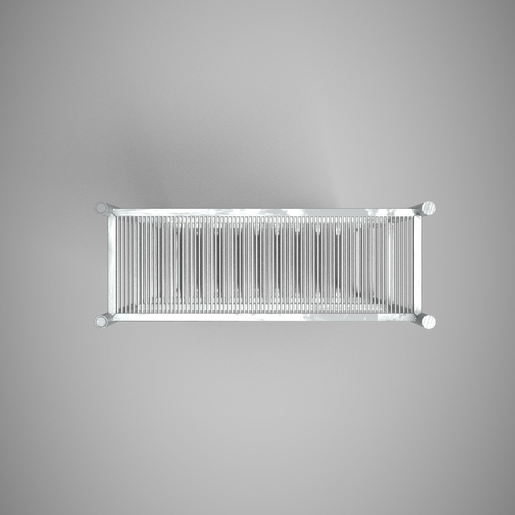 COMMERCIAL WIRE SHELF Free 3D Model - .obj - Free3D