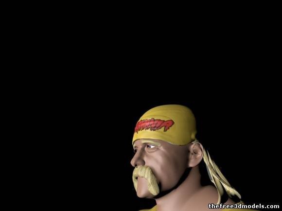 Hulk hogan Free 3D Model - .3ds .obj .sldprt - Free3D