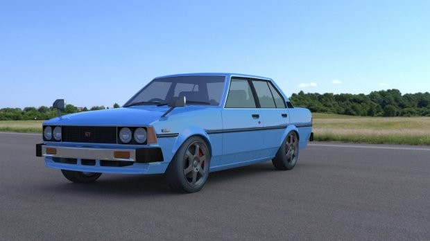 Toyota KE70 Free 3D Model - .max - Free3D