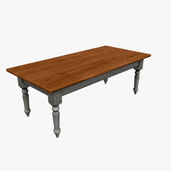 Kitchen Table v2 Free 3D Model - .obj .stl - Free3D