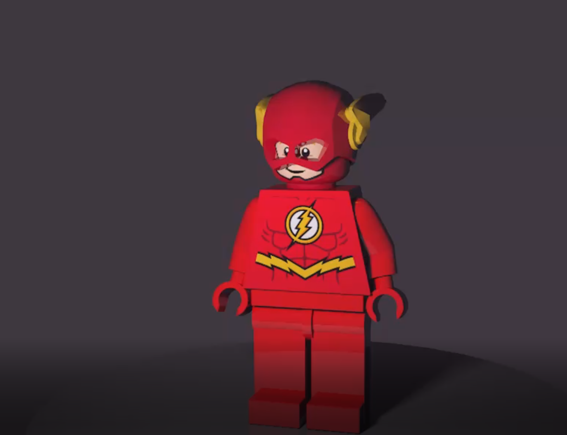 Lego Flash Free 3D Model - .fbx - Free3D