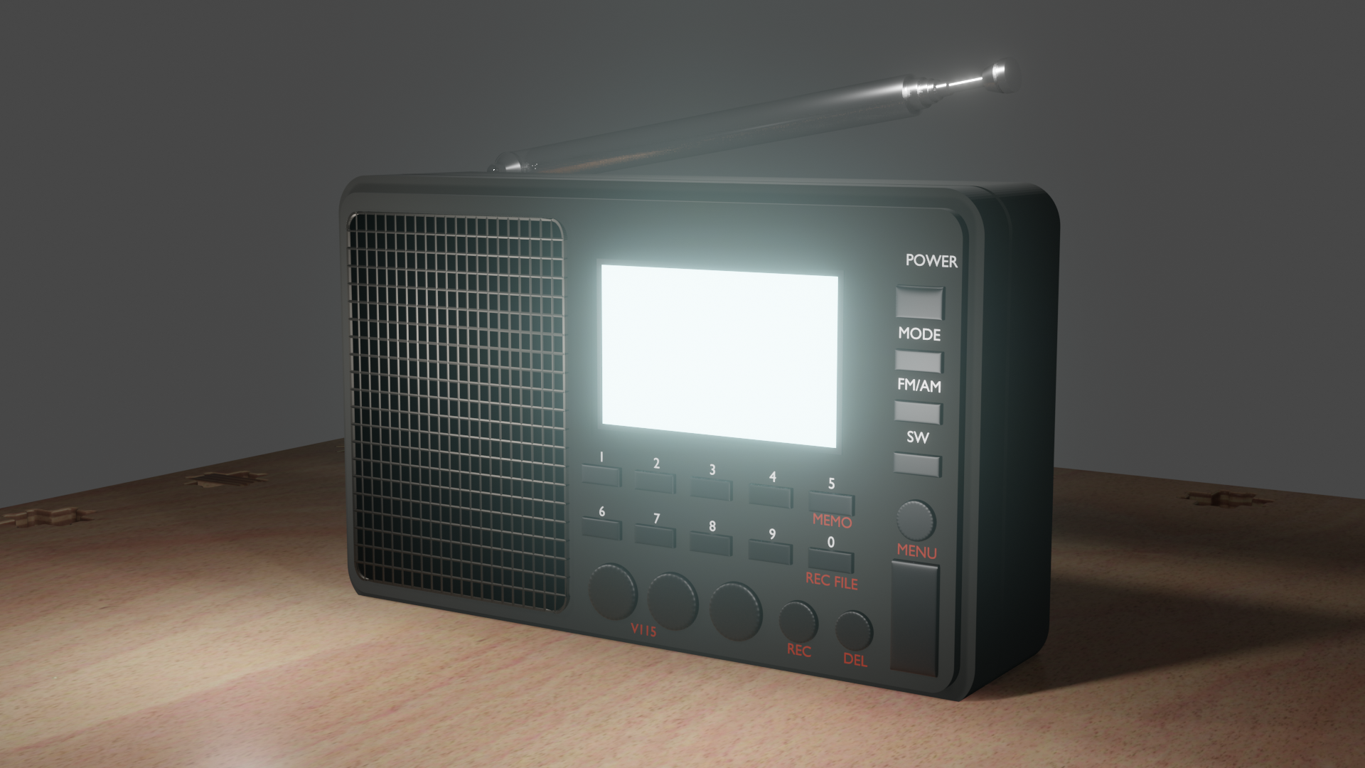 Radio Free 3D Model - .fbx - Free3D