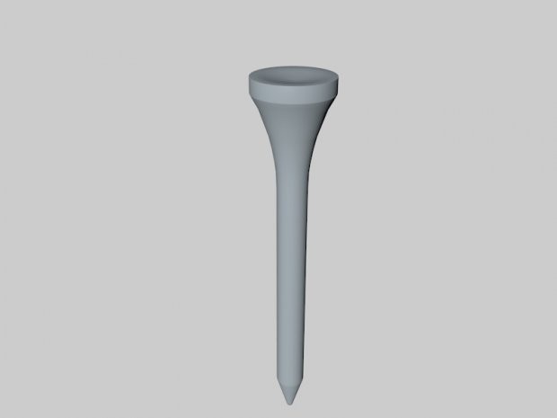 Golf tee Free 3D Model - .obj .fbx - Free3D