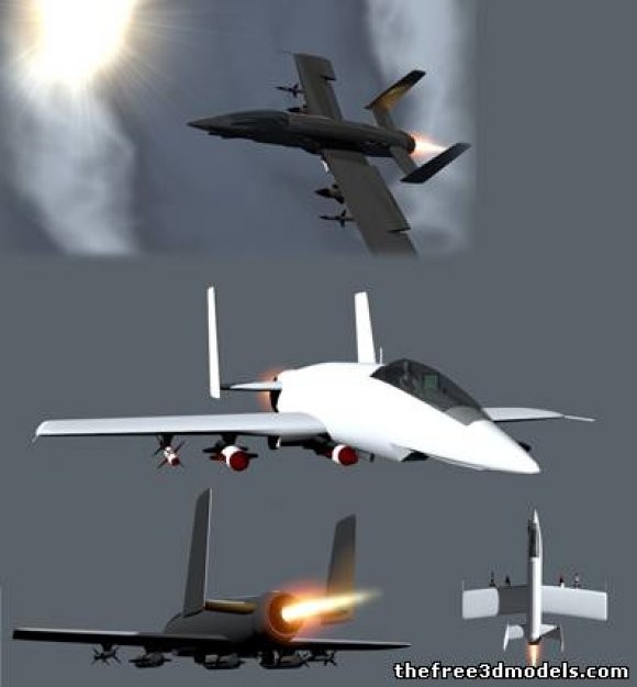 Jet Free 3D Model - .c4d - Free3D