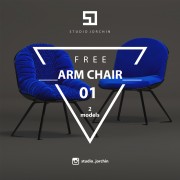 Modern Arm chairs vol.01 Free 3D Model - .max .obj .jpg - Free3D