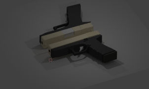 Glock 18C Free 3D Model - .3ds .obj .blend .fbx - Free3D