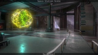 Space Station Scene Free 3D Model - .x .wrl .obj .abc .dae .tbscene ...