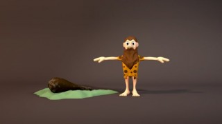 Caveman Free 3D Model - .c4d - Free3D